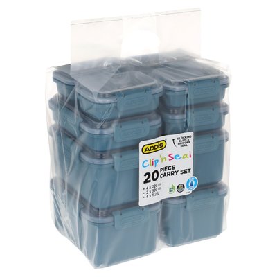 ADDIS Clip & Seal Food Containter Set 20 Pieces | Smart Price Specials ...