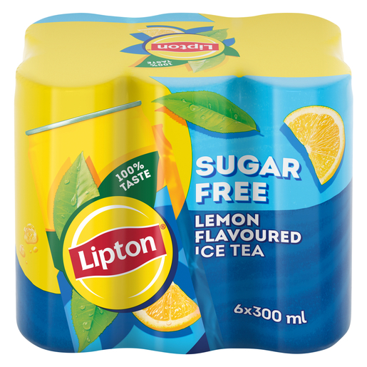 Lipton Ice Tea Lemon Sugar Free 300ml x 6 | PnP