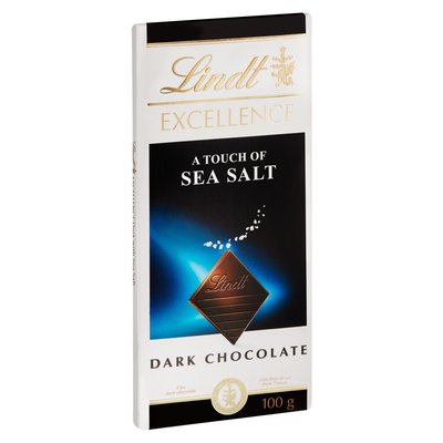 Lindt Excellence Touch of Sea Salt Dark Chocolate 100g | Smart Price ...