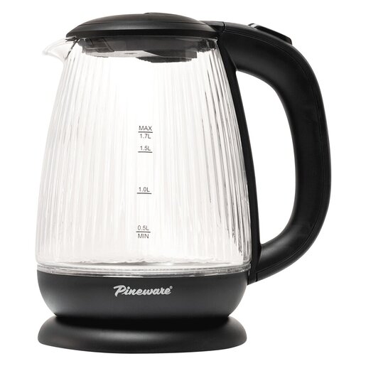 Pineware Ribbed Glass Kettle 1.7L | PnP