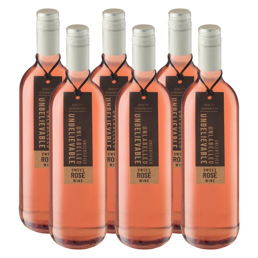 Unbelievable Dry Natural Sweet Rose 750ml x 6 | PnP