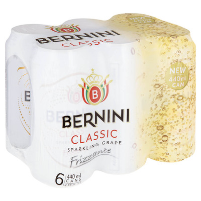 Bernini Classic Can 440ml x 6 | PnP