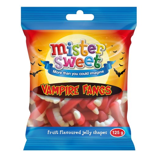 Mister Sweet Gums & Jellies Vampire Fangs 125g | PnP