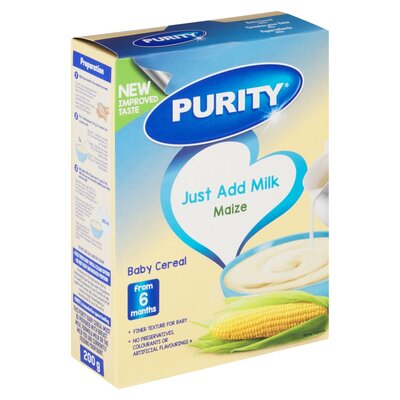 Purity Baby Cereal Maize 200g From 6 Months | PnP