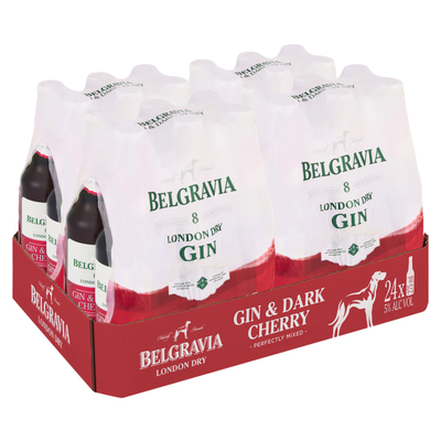 Belgravia Gin & Dark Cherry Nrb 24 x 275ml | PnP