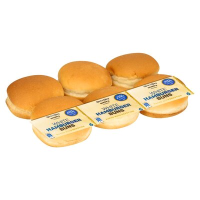 PnP White Hamburger Buns 6 Pack | PnP