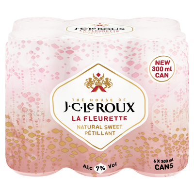 J C Le Roux Le Fleuret Light Can 6 x 250ml | PnP