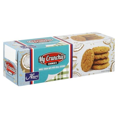 Henro My Crunchies Whole Grain Oats With Real Coconut Cookies 175g | PnP
