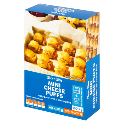 PnP Mini Cheese Puffs 40 Pack 800g | PnP