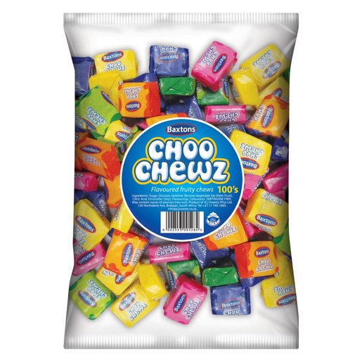 Baxtons Choo Chewz Fruity Flavour Chew 100 Pack | PnP