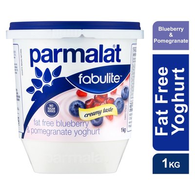 Fabulite Fat Free Blueberry & Pomegranate Fruit Yoghurt 1kg | PnP