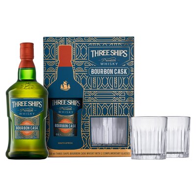 Three Ships Bourbon Cask Gift Pack 750ml | PnP