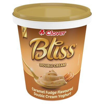 Clover Bliss Caramel Fudge Flavoured Double Cream Yoghurt 1kg | PnP