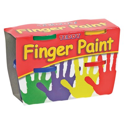 Teddy Finger Paint Kit 4 Pack | PnP