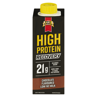 First Choice High Protein Recovery Chocolate Flavoured Milk 250ml | PnP