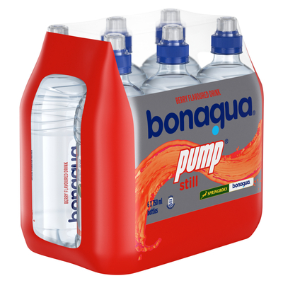 Bonaqua Pump Berry Flavoured Still Water 750ml x 6 | Smart Price ...