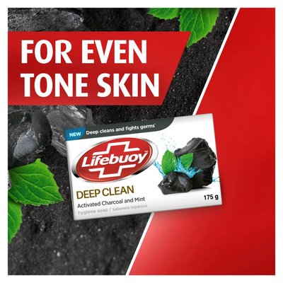 Lifebuoy Soap Charcoal & Mint 175g | PnP