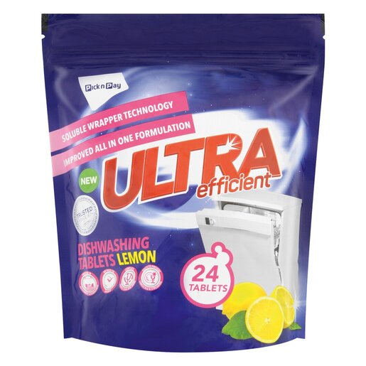 PnP Ultra Dishwasher Tabs Lemon 24ea | PnP