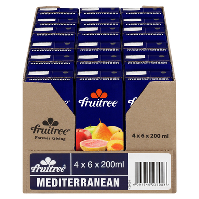Fruitree Nectar Mediterranean 200ml x 24 | PnP