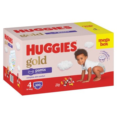 Huggies Gold Pants Size 4 Megabox (9-14kg) 100 Nappies | Smart Price ...