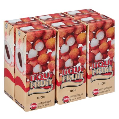 Liqui-Fruit Juice Litchi Fruit 250ml x 6 | PnP