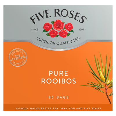 Five Roses Rooibos Select Teabags 80 Pack | PnP