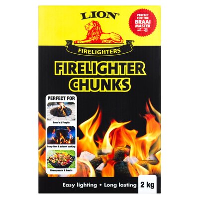 Lion Firelighter Chunks 2Kg | PnP