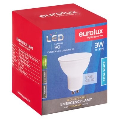 Eurolux Led Rechargeable Lamp GU10 3000K | Smart Price Specials | PnP Home
