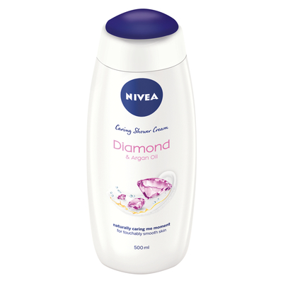 Nivea Diamond & Argan Oil Shower Gel / Body Wash 500ml x 12 | PnP