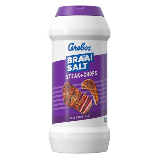 Cerebos Braai Salt Steak & Chops Seasoning Salt 100g | PnP
