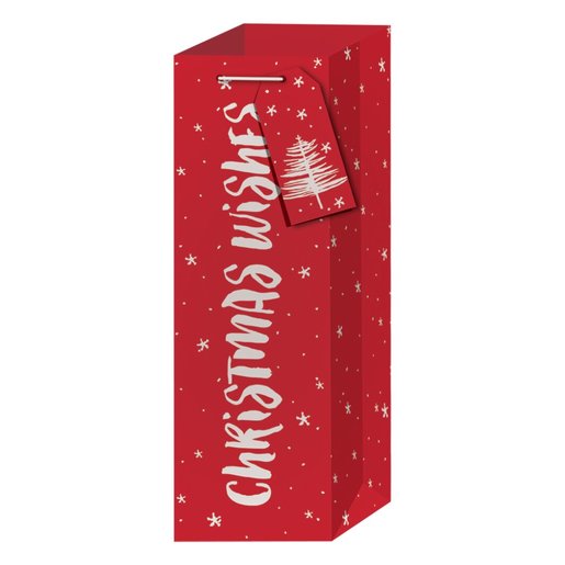 CREATIVE STAT GIFT BAG FEST RED BOTTLE | PnP