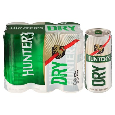 Hunters Dry Can 6 x 300ml | PnP