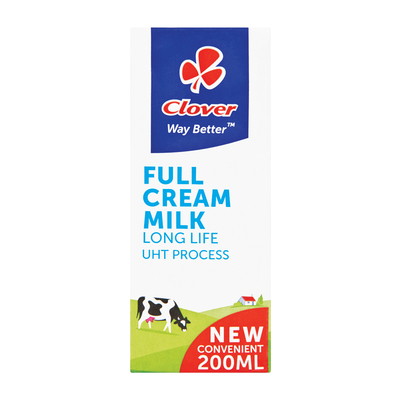 Clover Full Cream Uht Milk 200ml | PnP