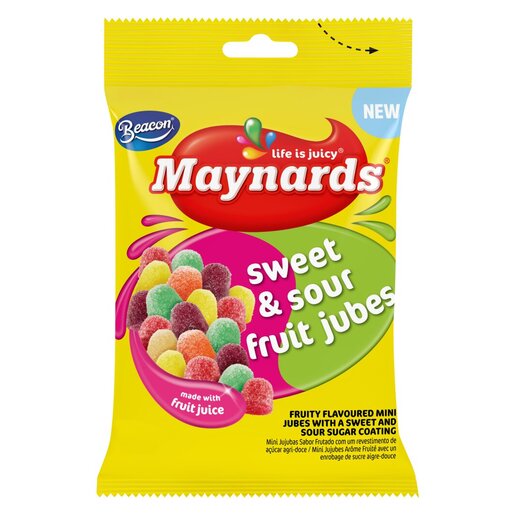 Maynards Mini Sweet & Sour Fruit Jubes 60g | PnP