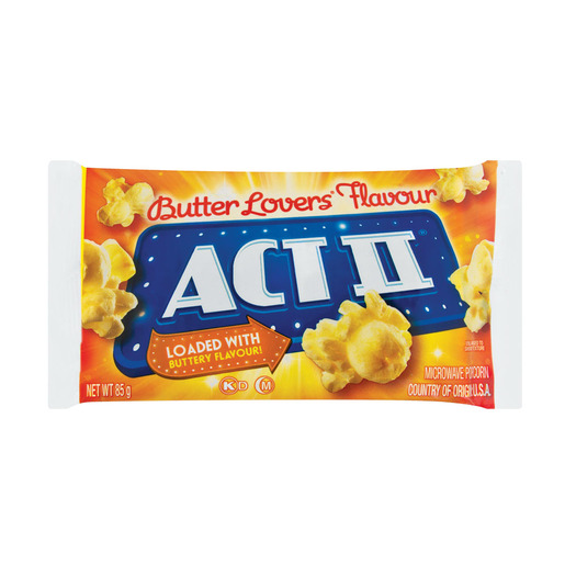 Act II Microwave Popcorn Butter Lovers 85g | Smart Price Specials | PnP Home