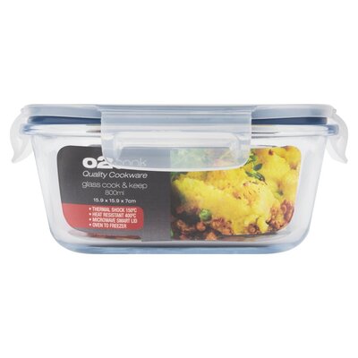 O2 Cook Square Baker Glass 800ml | Smart Price Specials | PnP Home