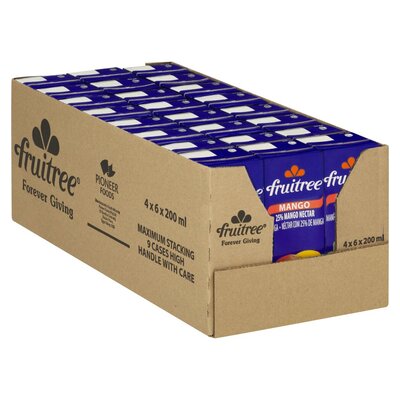 Fruitree Long Life Mango Fruit Juice Nectar 200ml x 24 | PnP