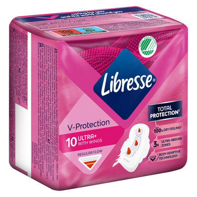 Libresse Normal Ultra Pads With Wings 10 Pack | PnP