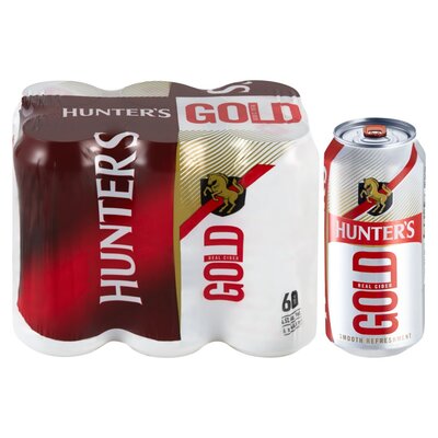 Hunters Gold Cider Can 6 x 440ml | PnP