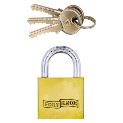 Fort Knox Brass Padlock Keyed Alike 38mm 3 Pack | Smart Price Specials ...