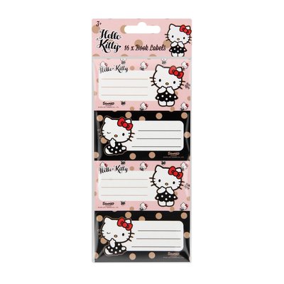 Hello Kitty Kitty Book Labels 16 Pack | PnP