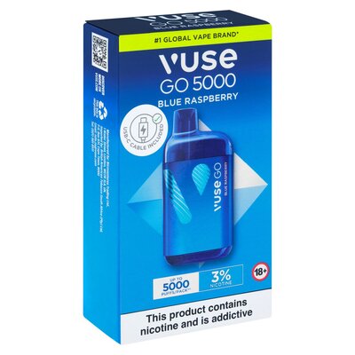 Vuse Go 5000 3% Blue Raspberry Disposable Vape | PnP