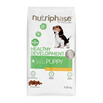 Nutriphase Premium Dog Food Puppy Chicken & Rice 1.75kg | Smart Price ...