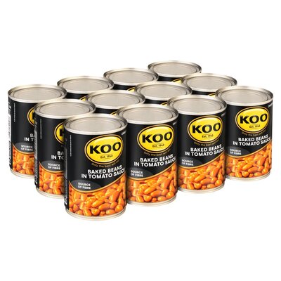 Koo Baked Beans in Tomato Sauce 410g x 12 | PnP