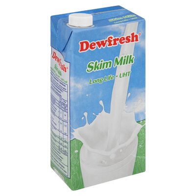 Dewfresh Uht Skim Milk 1L | PnP