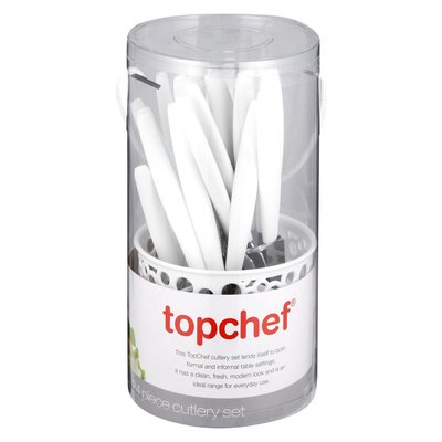 Top Chef Cutlery Set White 24 Piece Set | PnP