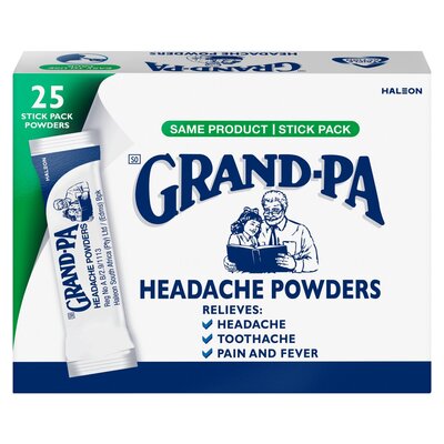 Grand-pa Headache Powder Regular Stick Pack 25s | PnP