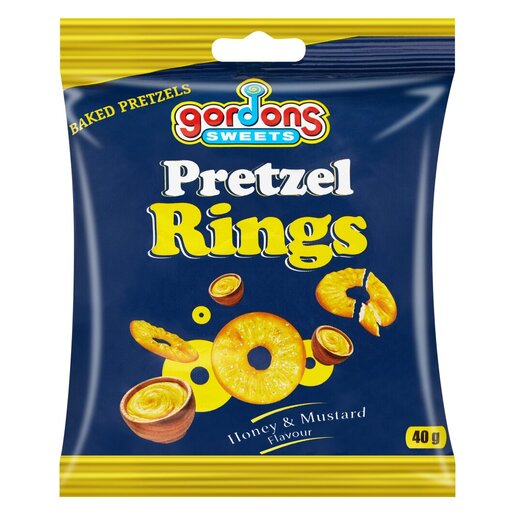 Gordons Sweets Honey & Mustard Pretzel Rings 40g | PnP