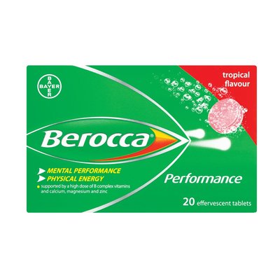 Berocca Multivitamin Effervescent Tablets Tropical 20 Pack | PnP