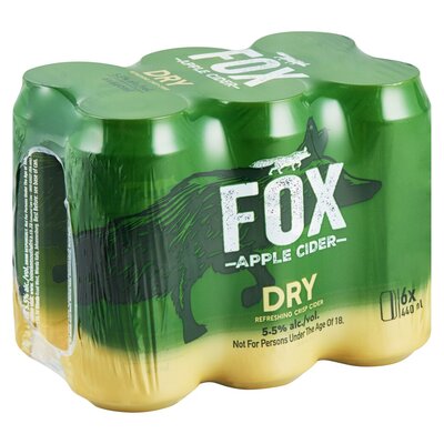 Fox Apple Cider Can 6 x 440ml | PnP